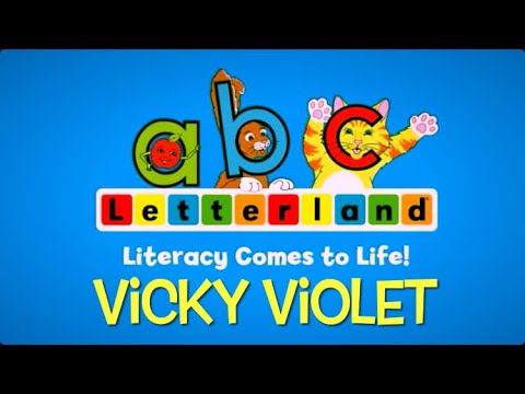 Vicky Violet song and handwriting song #letterland - YouTube