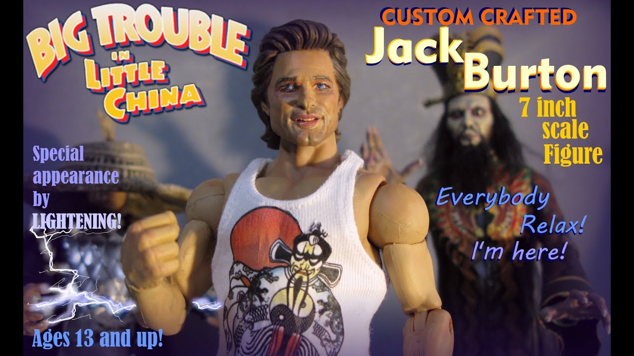 Custom Crafted Big Trouble in Little China JACK BURTON figure as played ...