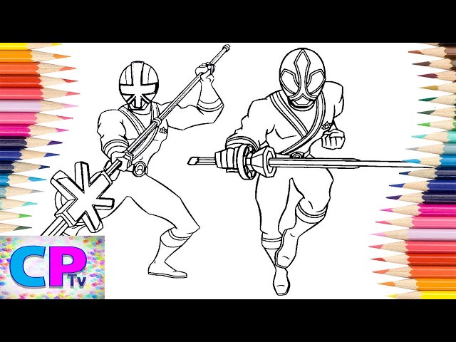 Power Rangers Samurai Coloring Pages Red
