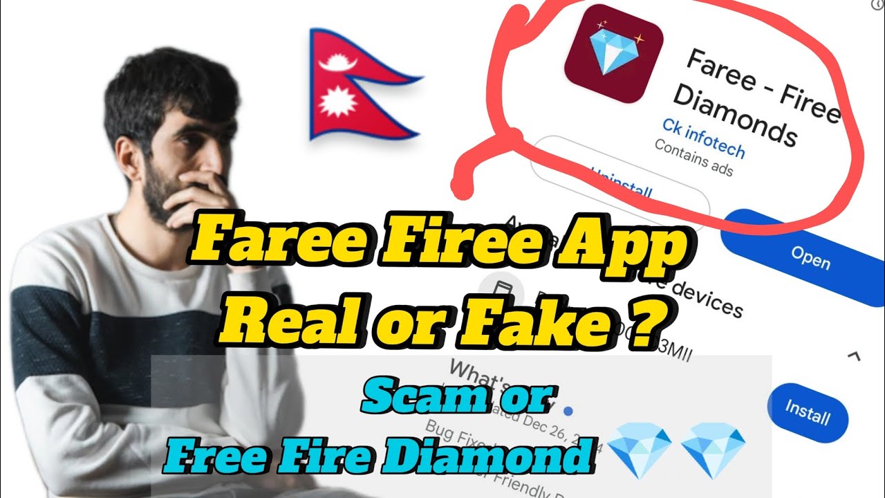 Faree Firee App Really Gives Free Fire 💎 💎 or a waste of time only 🇳🇵🤔 ...