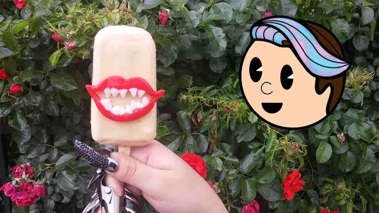 How to Make Strawberry Monster Popsicles - YouTube