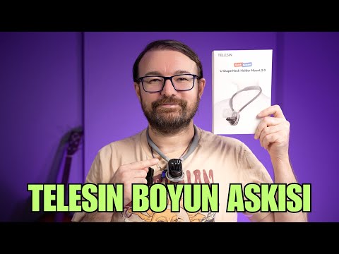 Aksiyon Kamerası Boyun Askısı ⎮ Telesin U Shape Neck Holder Mount 2.0 #telesin #aksiyonkamerası