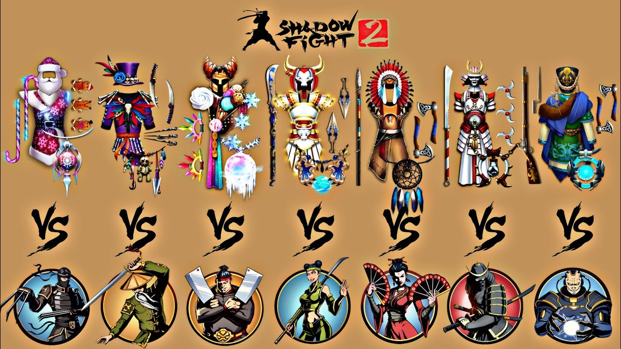 Equipment Sets vs All Boss || Shadow Fight 2 - YouTube