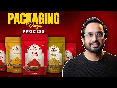 Packaging Design Complete Process | Pouch Packaging Design in Illustrator