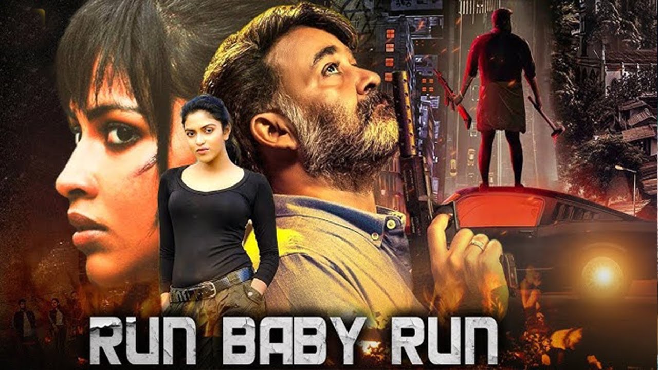 Run Baby Run Hindi Dubbed Action Full Movie | Mohanlal, Amala Paul ...