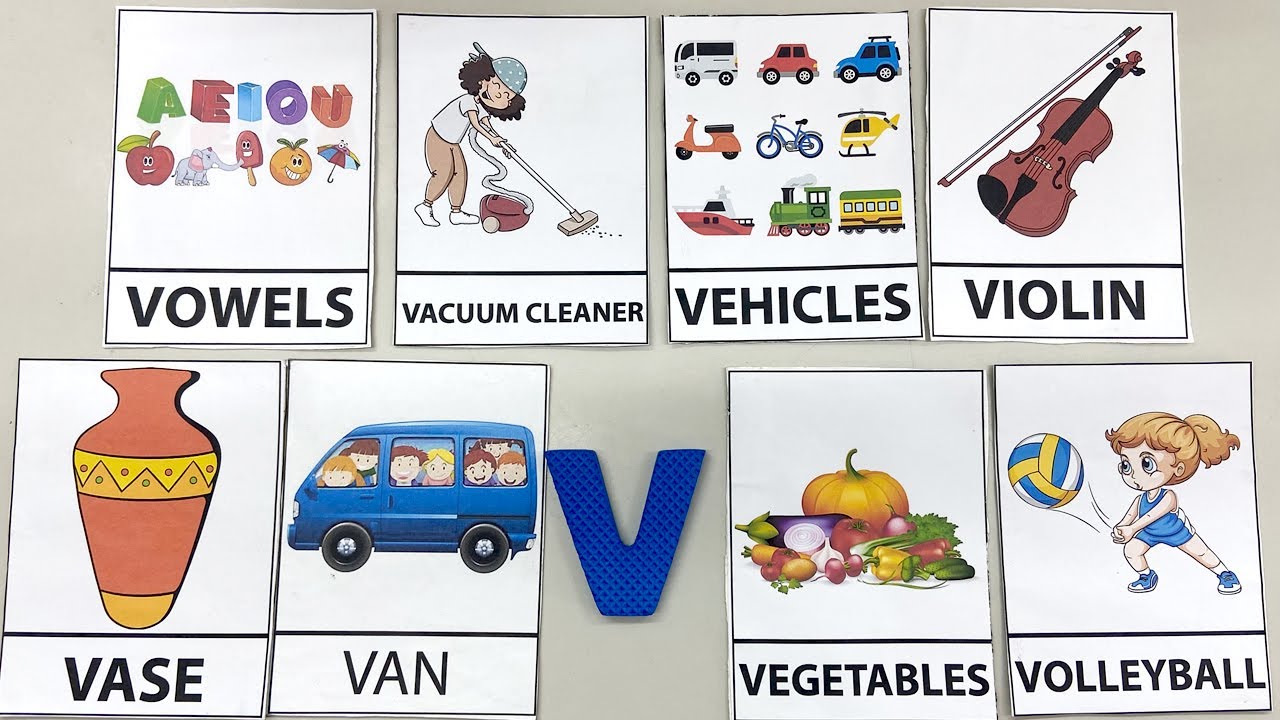 ABCD | Alphabets V for Van | Letter v | Abcd Alphabets | v for vowels ...