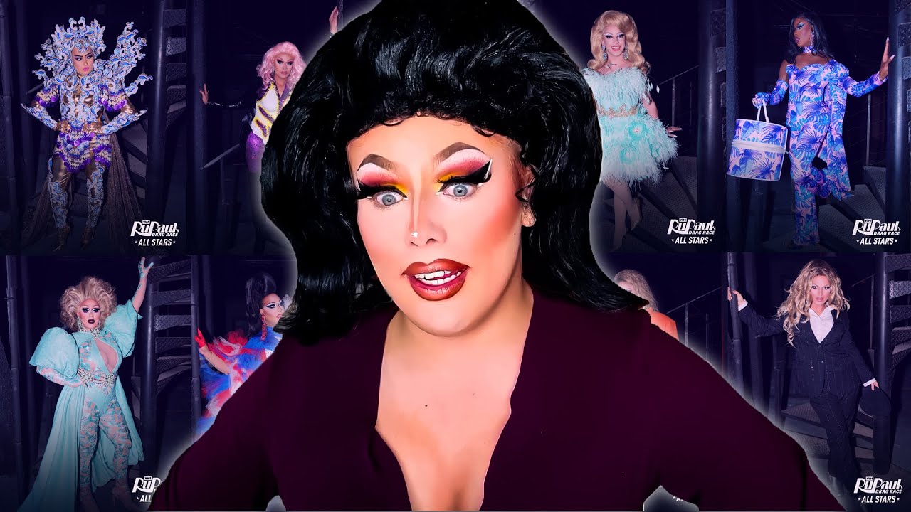 RUPAULS DRAG RACE ALL STARS 5 CAST AND PROMO LOOK REACTION | SUSAN OR ...