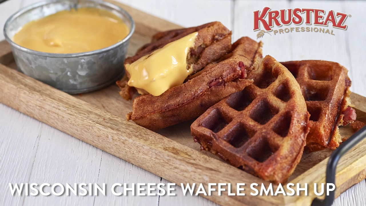 Wisconsin Cheese Waffle Smash Up - YouTube