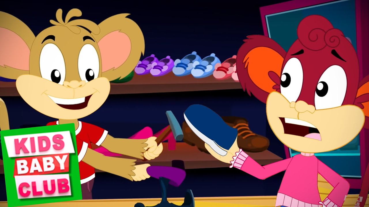 Cobbler Cobbler Song for Children | Monkey Rhymes - Kid Baby Club - YouTube