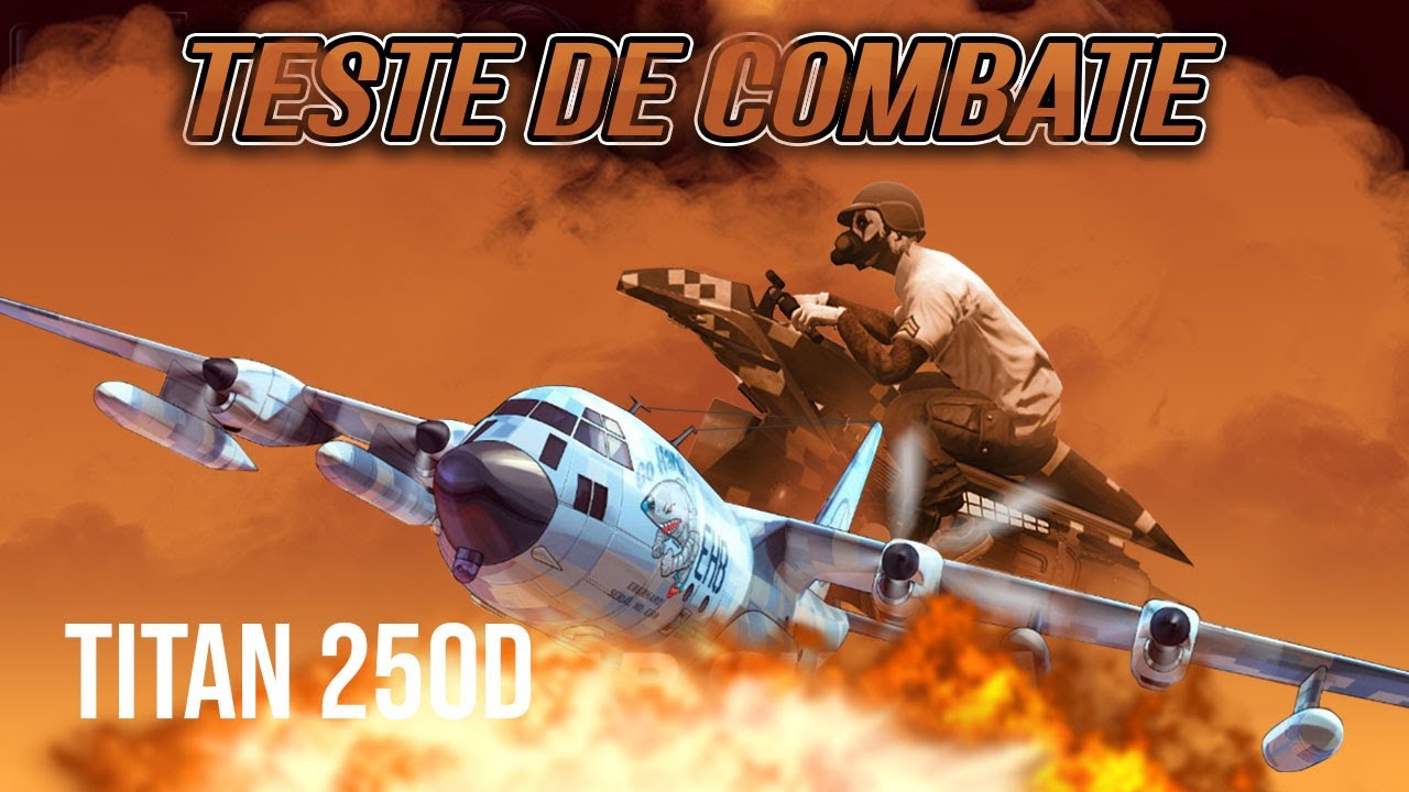 GTA 5 - 🚀 TESTE DE COMBATE! O NOVO SUPER AVIÃO TITAN 250 D É IMBATÍVEL ...