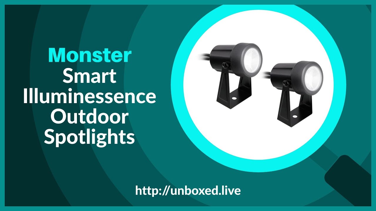 Monster Smart Illuminessence Outdoor Spotlights: What's in the Box ...