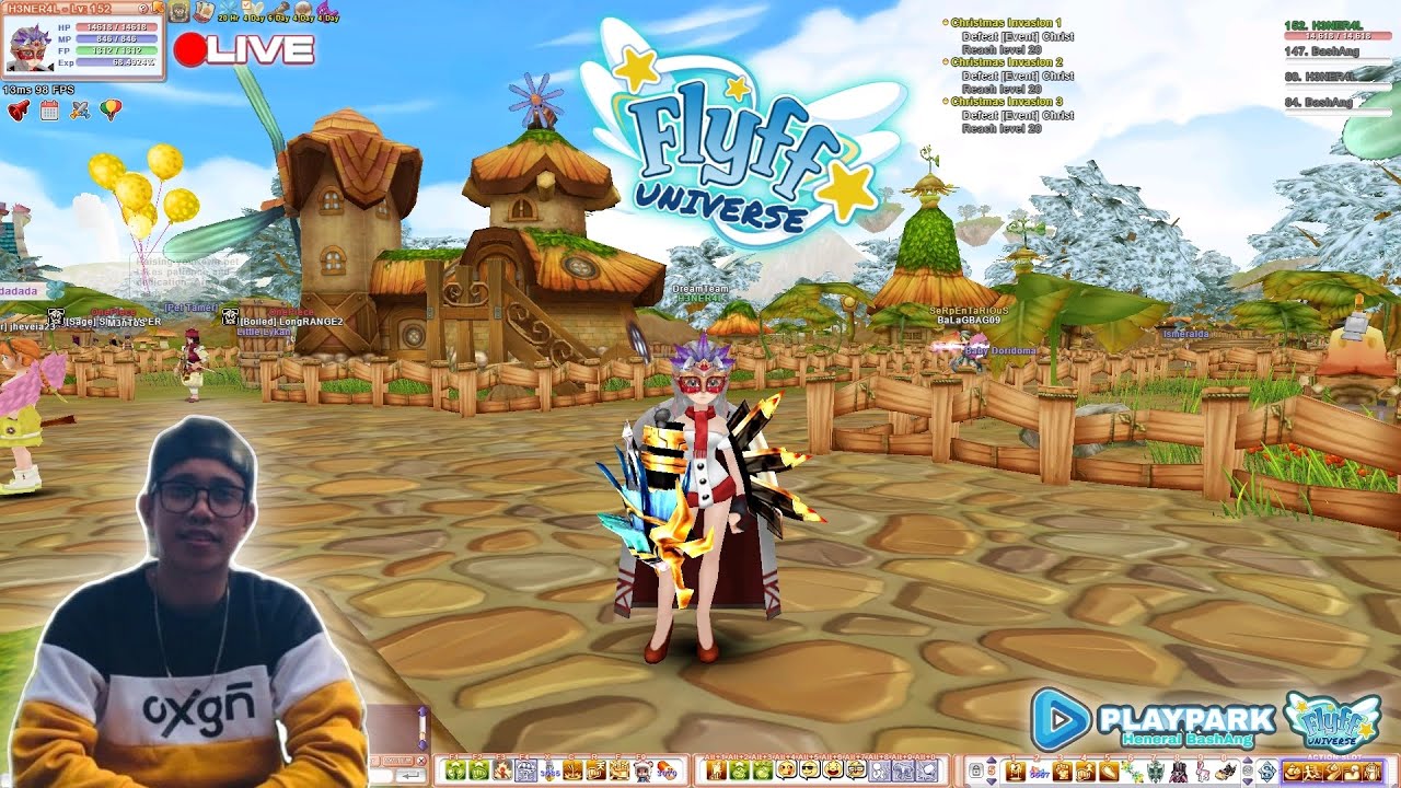 Flyff Universe by PlayPark - Mobile/PC Games MMORPG 🔴Live - Asia Rhisis ...