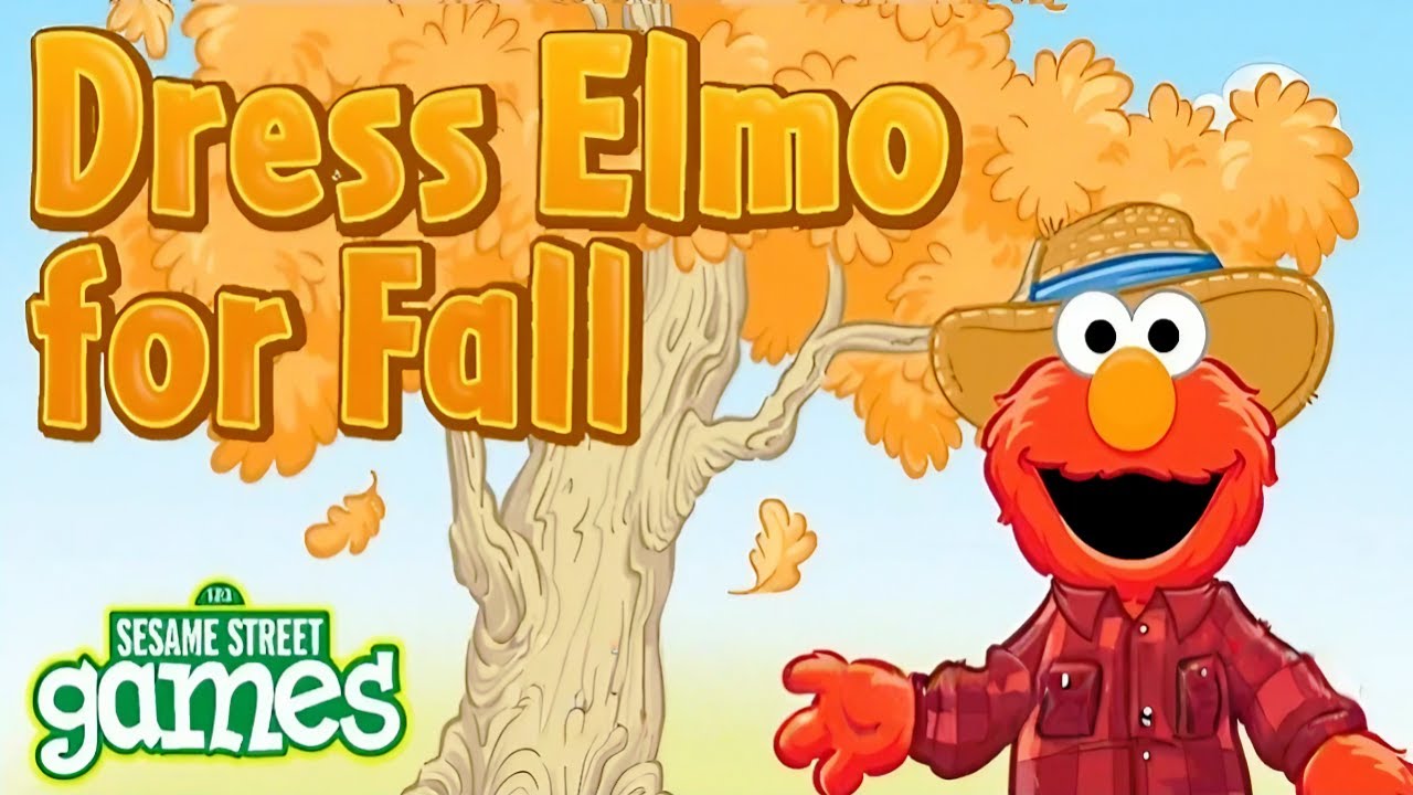Sesame Street's - Dress Elmo for Fall (PC,Flash) Longplay - YouTube