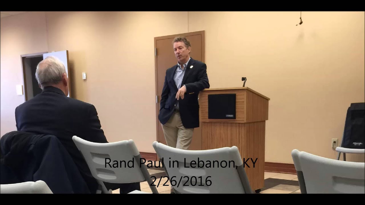 Kentucky Senator Rand Paul on The Hearing Protection Act - YouTube