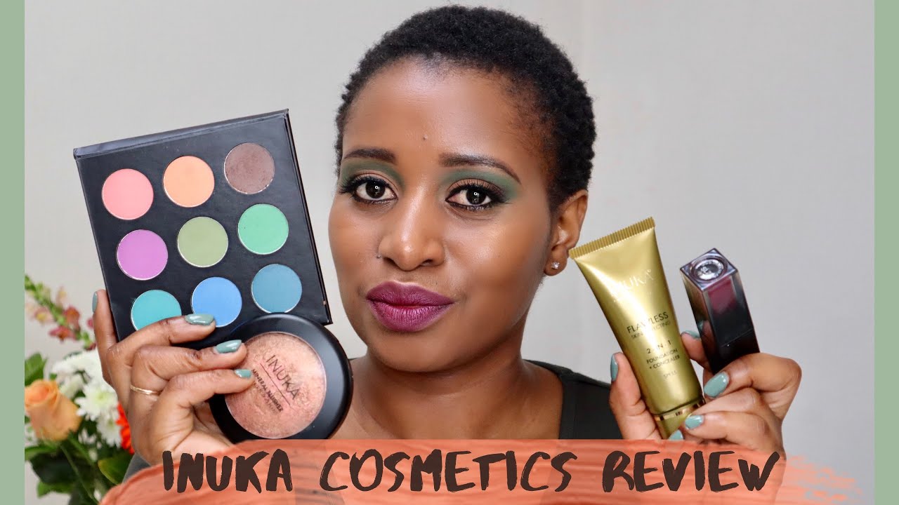 Inuka cosmetics review. Using Inuka cosmetics #beauty - YouTube
