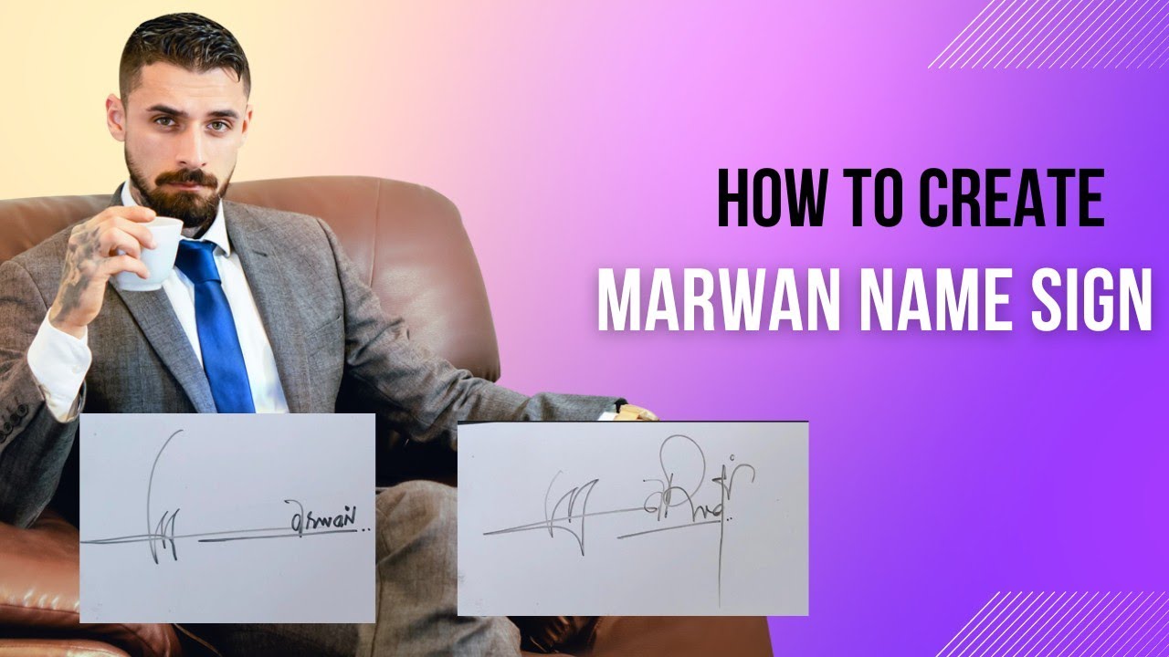how to create Marwan name signature|marwan name signature| Signature ...