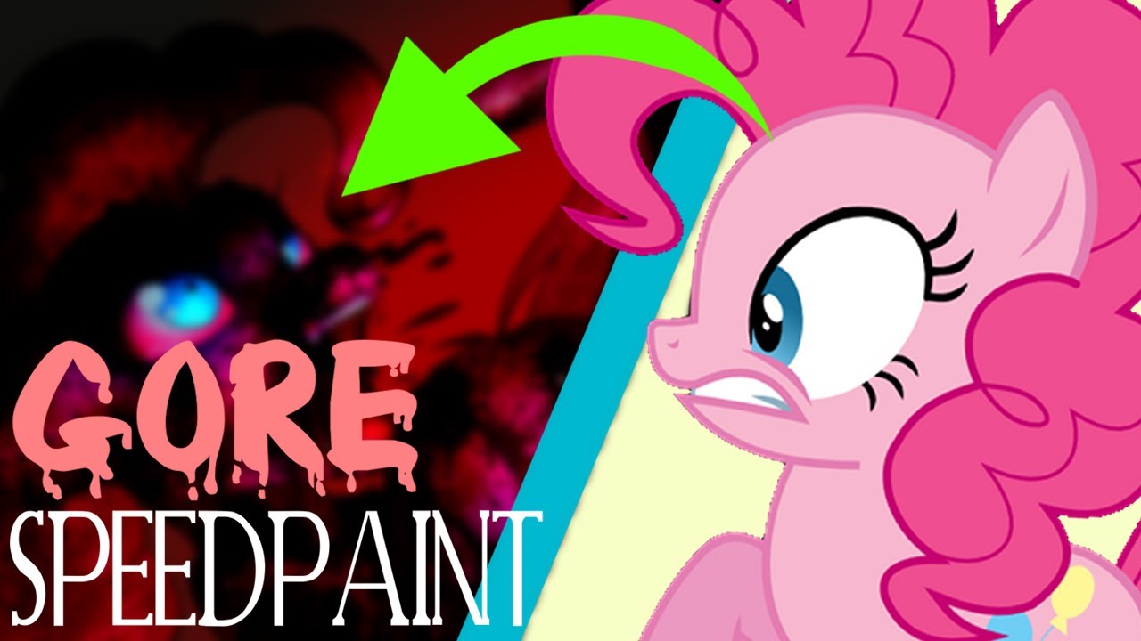 PINKAMENA vs PINKIE PIE | My Little Pony HORROR Speedpaint - YouTube