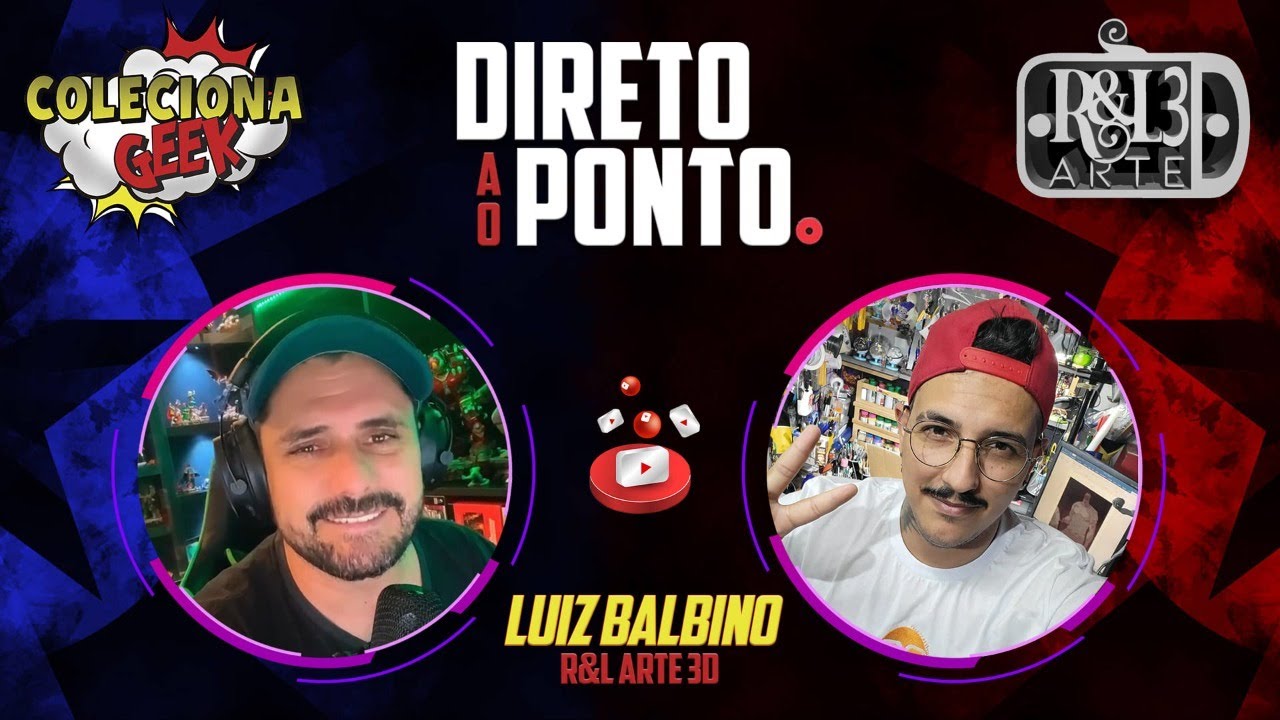 #36 DIRETO AO PONTO - LUIZ BALBINO R&L ARTE 3D - YouTube
