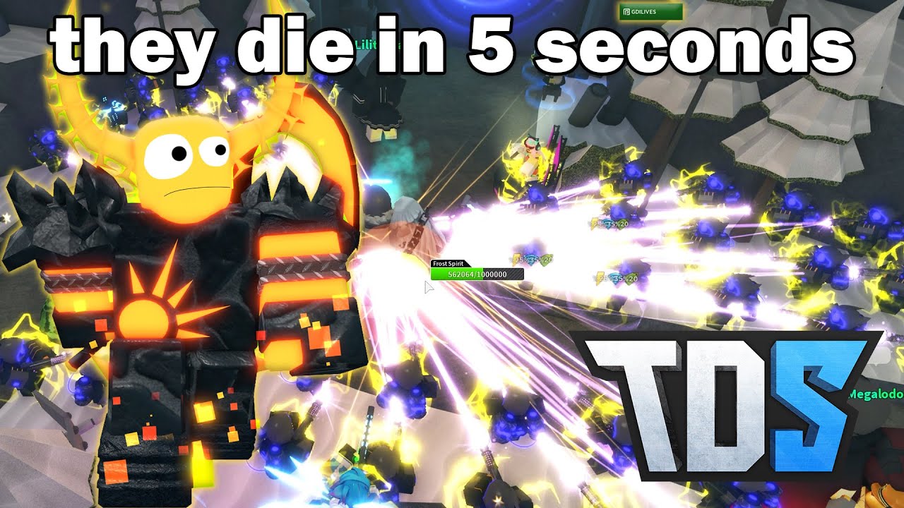DESTROYING TDS Bosses in seconds.. | ROBLOX - YouTube