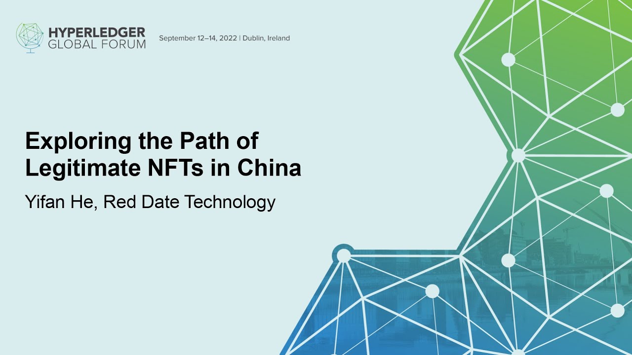 Exploring the Path of Legitimate NFTs in China - Yifan He, Red Date Technology - YouTube