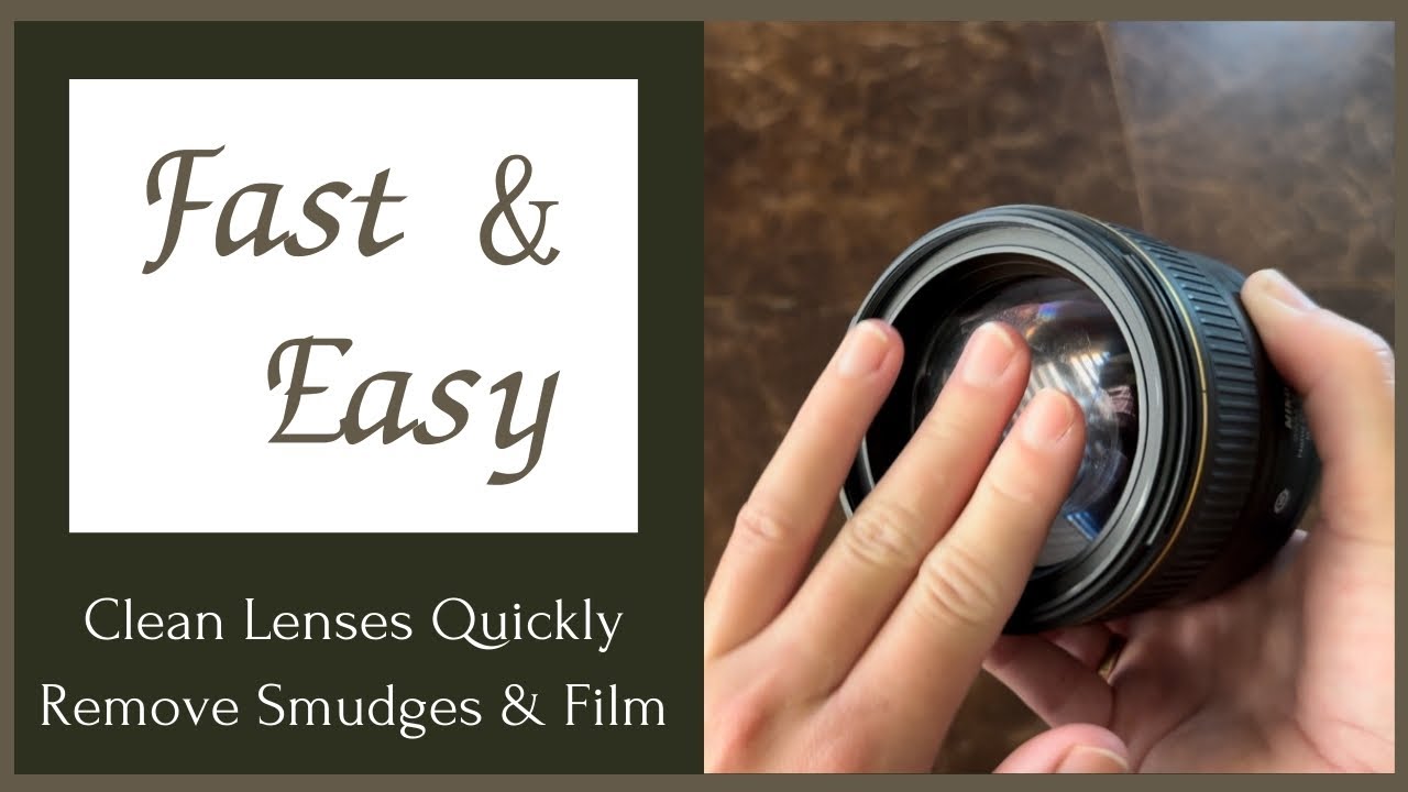 Clean Lenses: QUICKLY REMOVE SMUDGES - YouTube