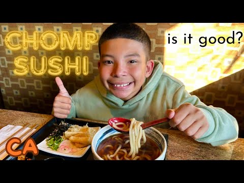 FOOD REVIEW CHOMP SUSHI - Is it good??? (Fullerton, CA 2024) - YouTube