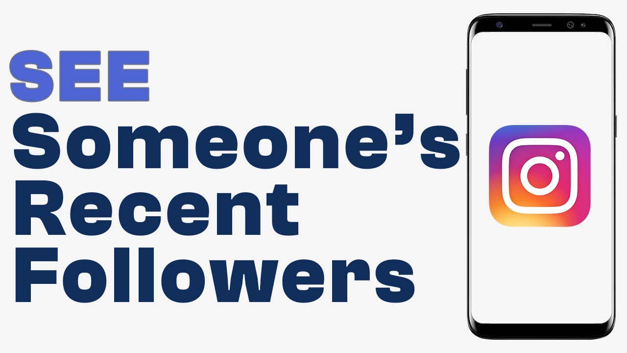 How to See Someone's Recent Followers on Instagram - Easy Tutorial ...