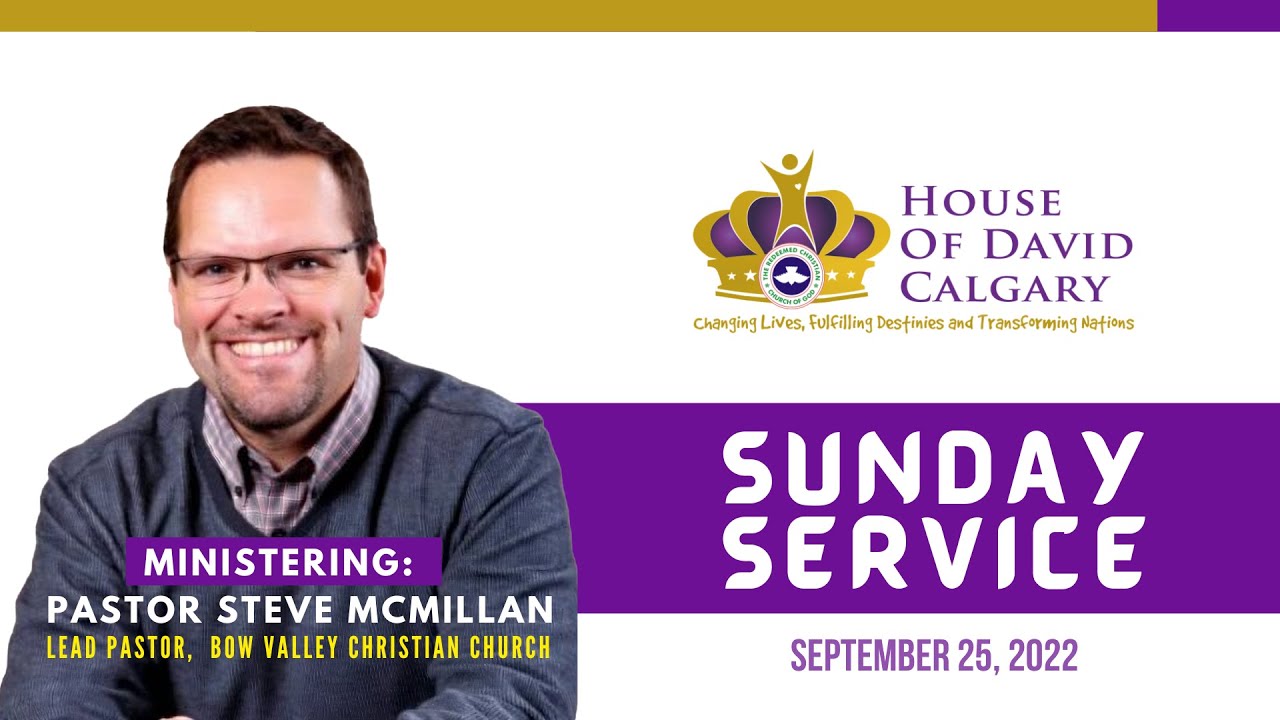 RCCG House of David Calgary Sunday Service - Sep 25th, 2022 - YouTube