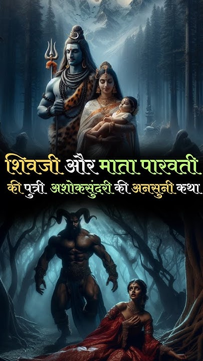 Shivji Aur Mata Parvati Ki Putri : Ashok Sundari #ashoksundari #shiva #parvati #kailash - YouTube
