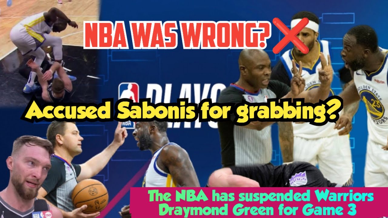 NBA Was Wrong to Accused Sabonis? Kings Vs Warriors 2 #nba #nbaplayoffs ...