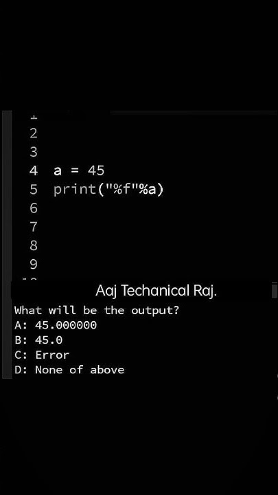 python coding Questions#ytshort #pythonquestion#aaj_techanical_raj#ytshortvideo#shorts# ...