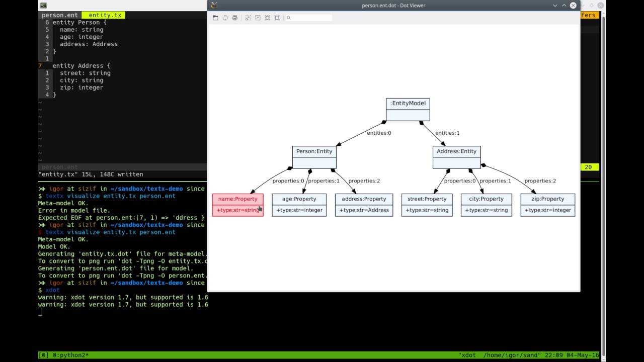 Introduction to textX - YouTube