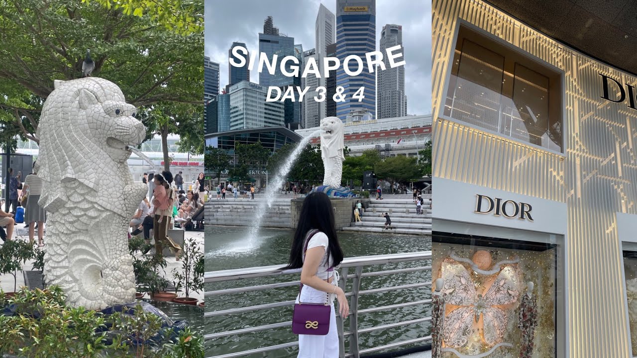 SINGAPORE DAY 3 & 4 | Shopping, Merlion Park, Universal Studios + Ion ...