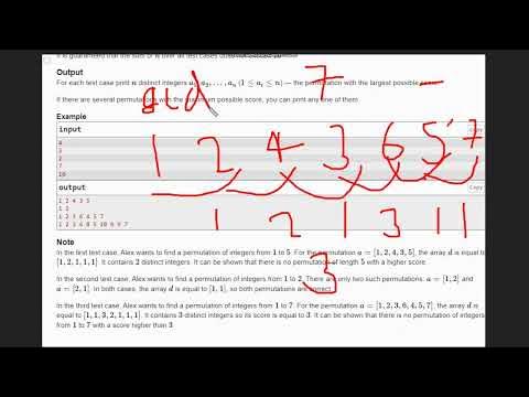 C. Yet Another Permutation Problem | Codeforces Round 893 (Div. 2) | Full solution - YouTube