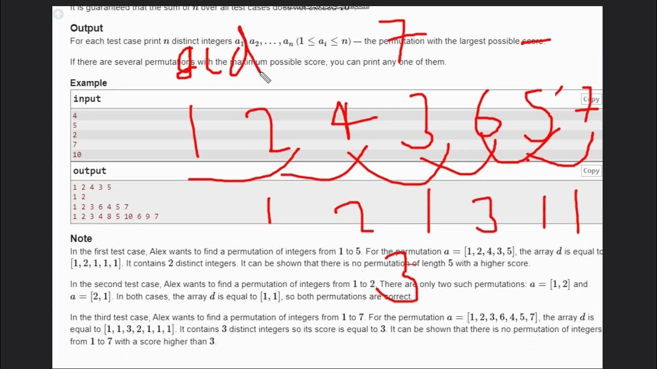 C Yet Another Permutation Problem Codeforces Round 893 Div 2 Full Solution Youtube