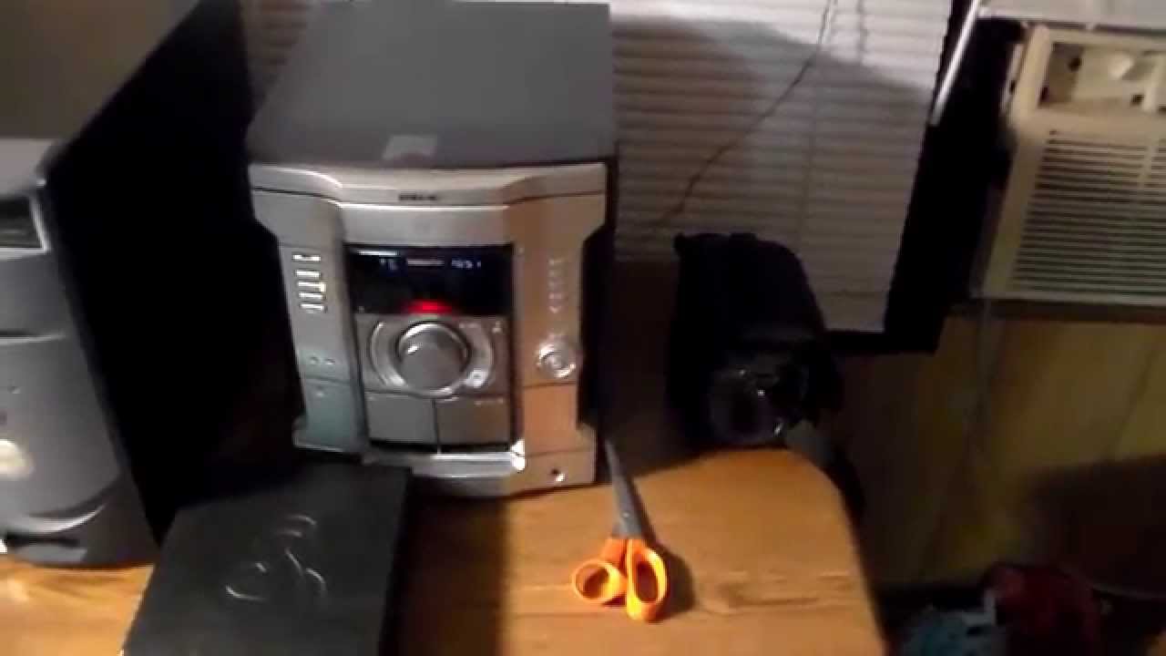My Sony HCD-GX25 Home Stereo & Cobra CB Radio - YouTube