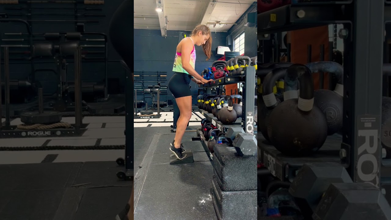 Deficit FHL calf raises - YouTube