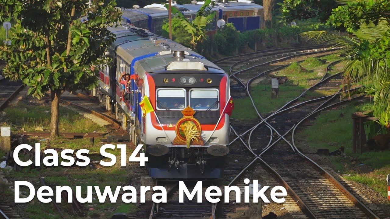 Class S14 Denuwara Menike Maiden Train Journey to Badulla in Sri Lanka ...