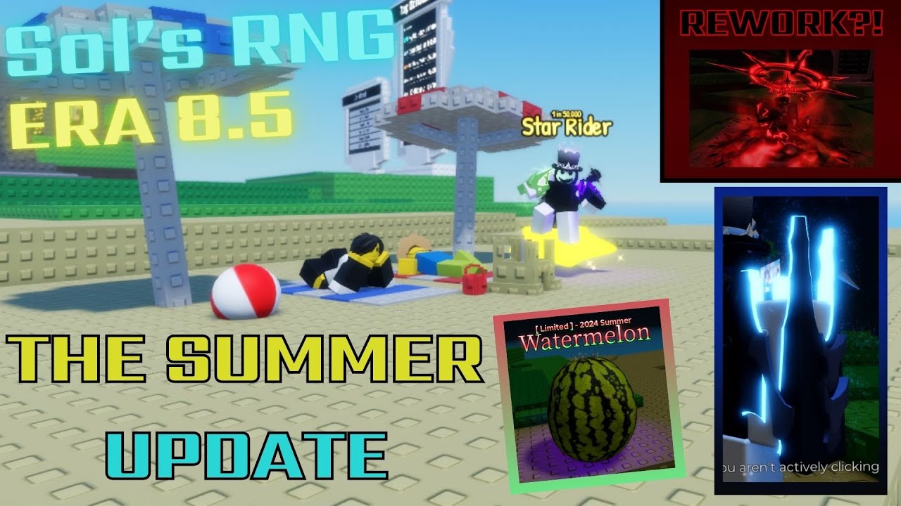 SOLS RNG SUMMER UPDATE!?!? ERA 8.5 IS OUT! - YouTube