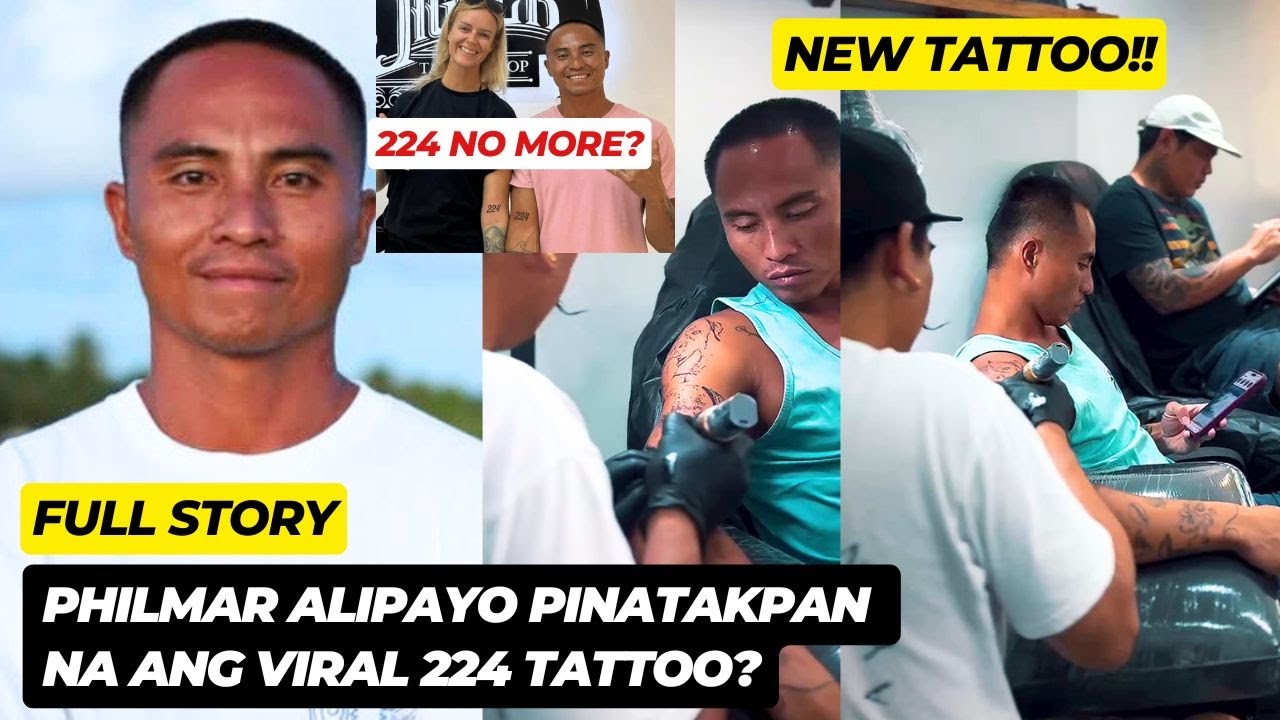 ACTUAL FULL VIDEO ni Philmar Alipayo NAGPALAGAY ng NEW TATTOO sa TAAS ...
