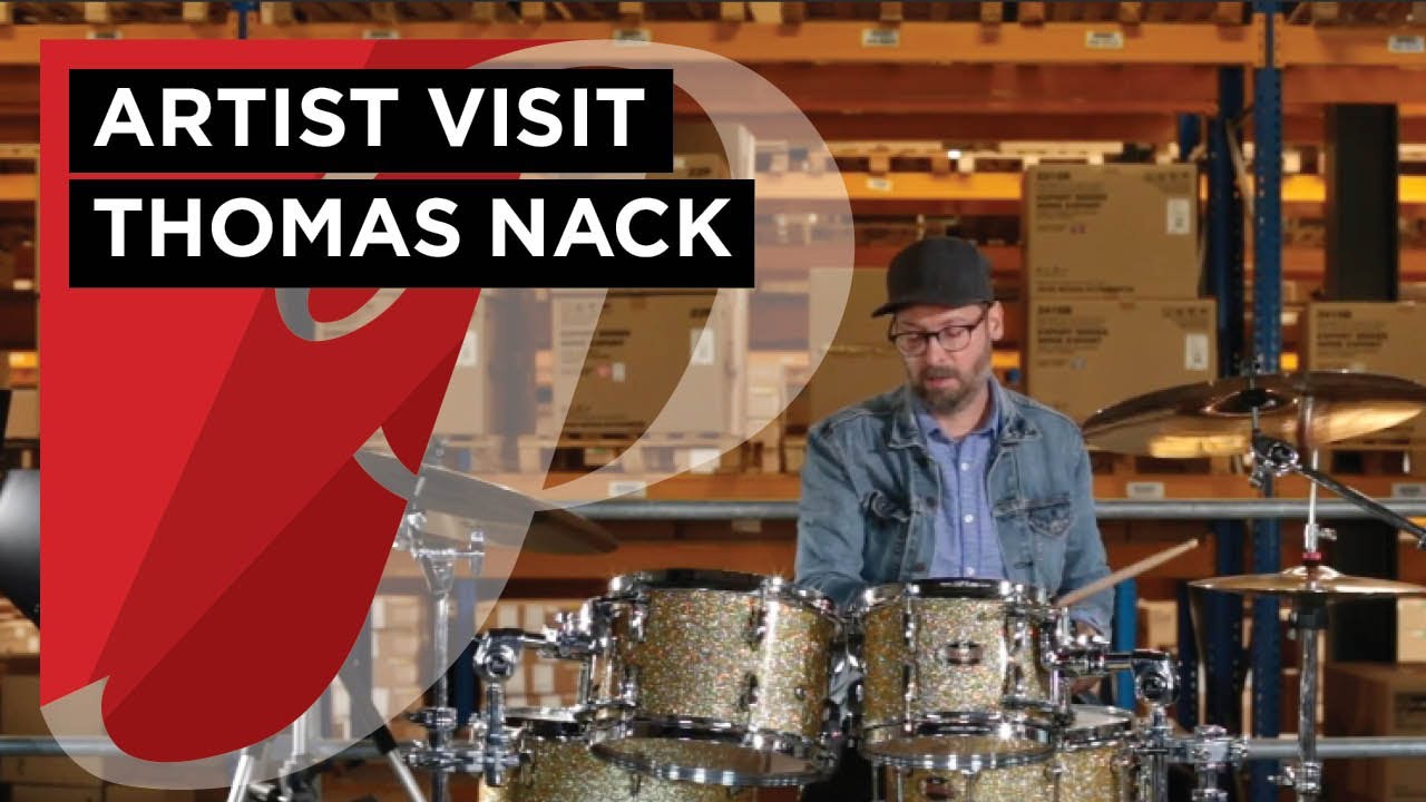 Thomas Nack jamming behind Pearl Masters Maple Reserve - YouTube