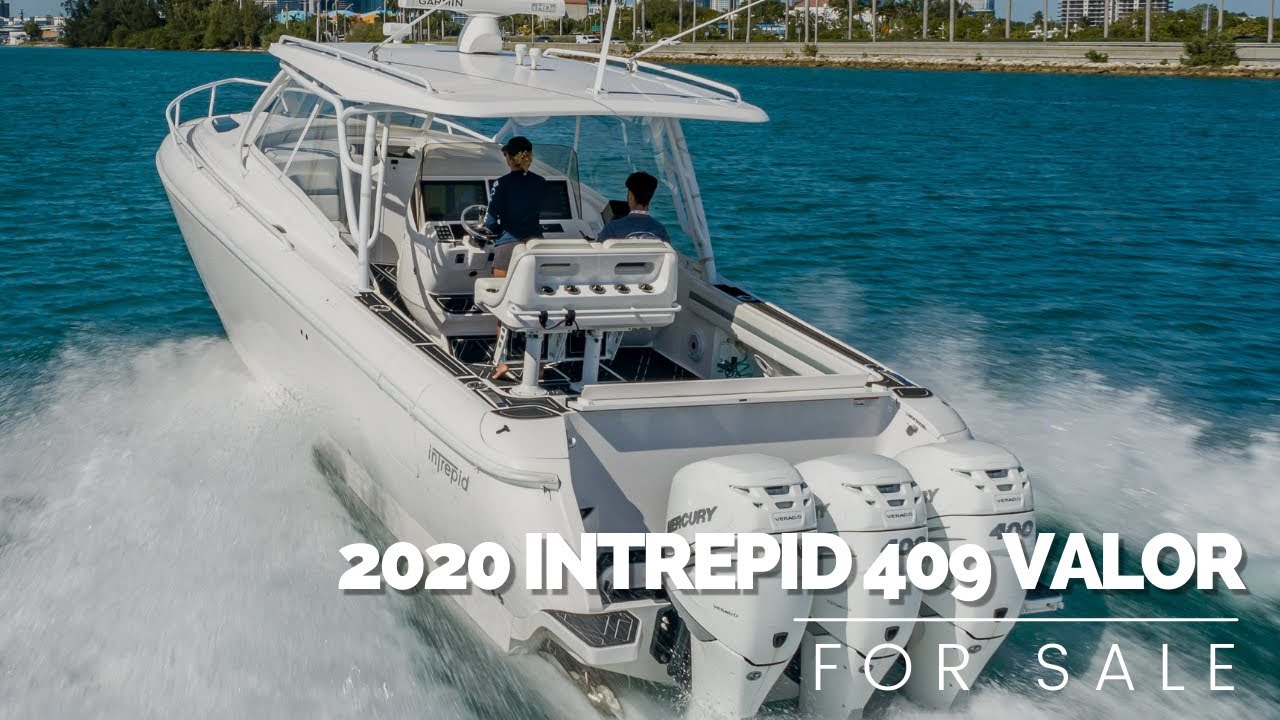 2020 Intrepid 409 Valor For Sale | Yachts360 - YouTube