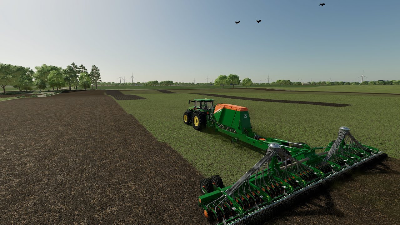 FS 22 Stone Valley 22 * 4 * Ploughing the Waterways, Sowing Clover in ...