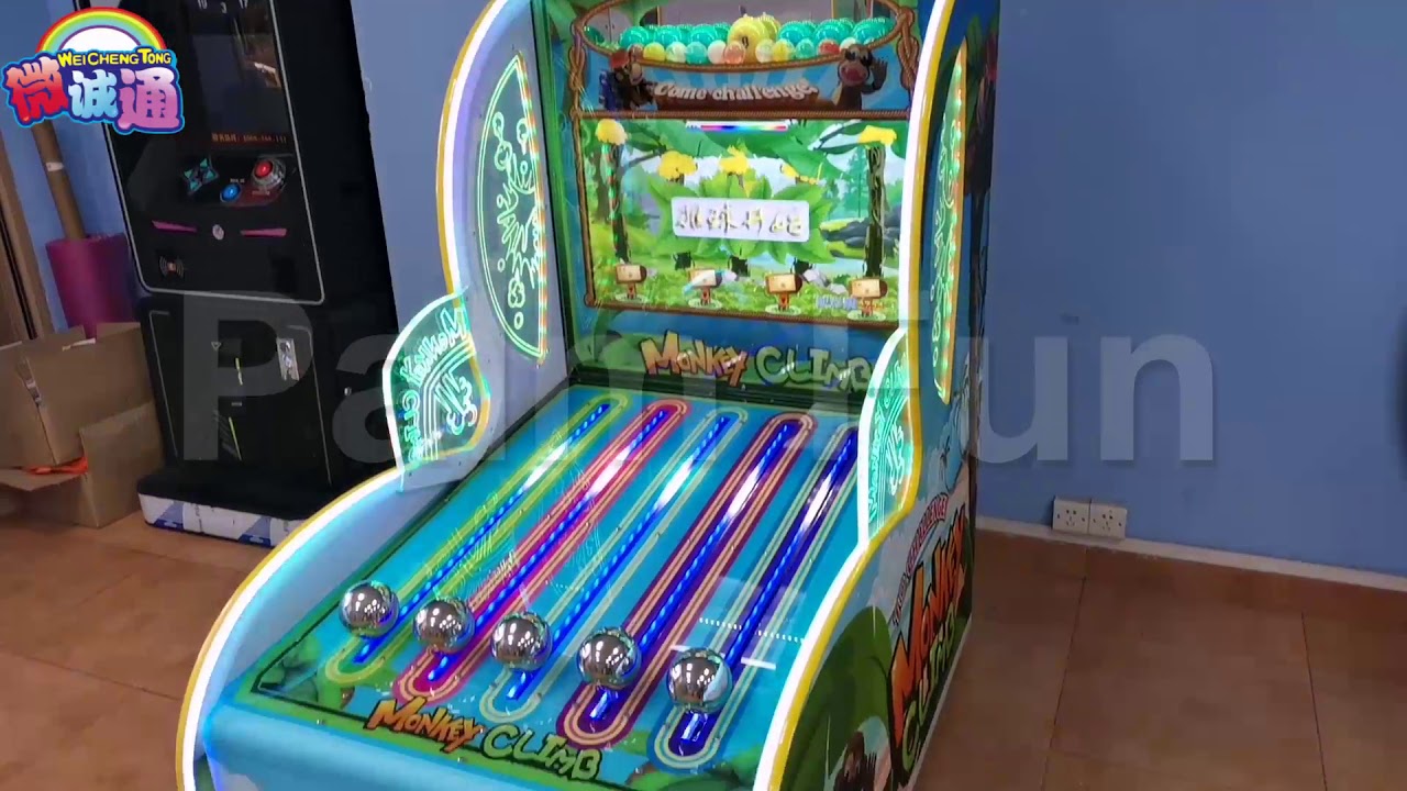 Arcade game machine-Monkey climb (Ticket redemption) - YouTube