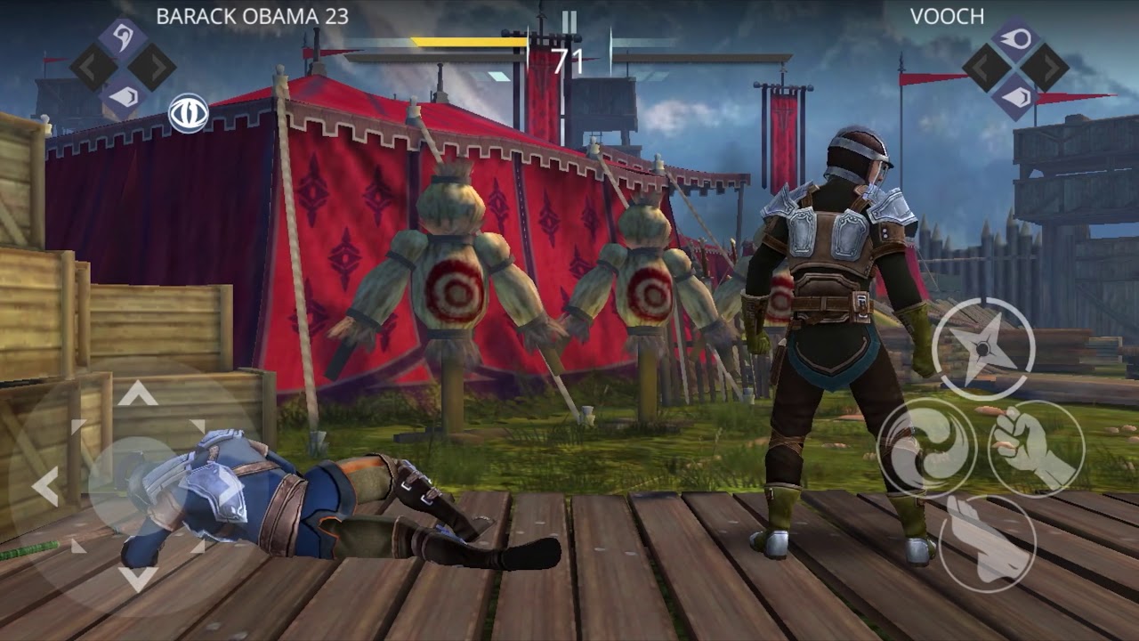 the shadow fight game play - YouTube