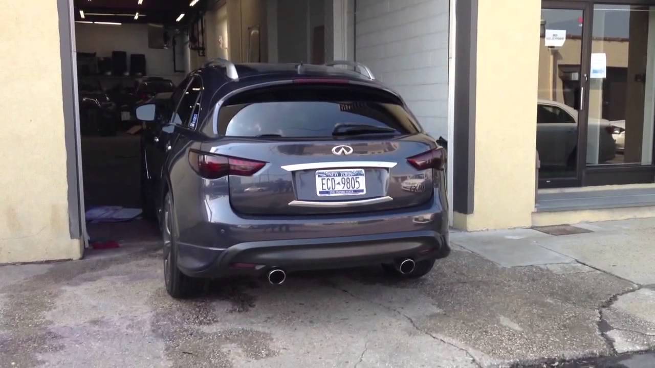 JEBaker1121's Infiniti FX50 CUSTOM EXHAUST (Muffler delete, tuner ...