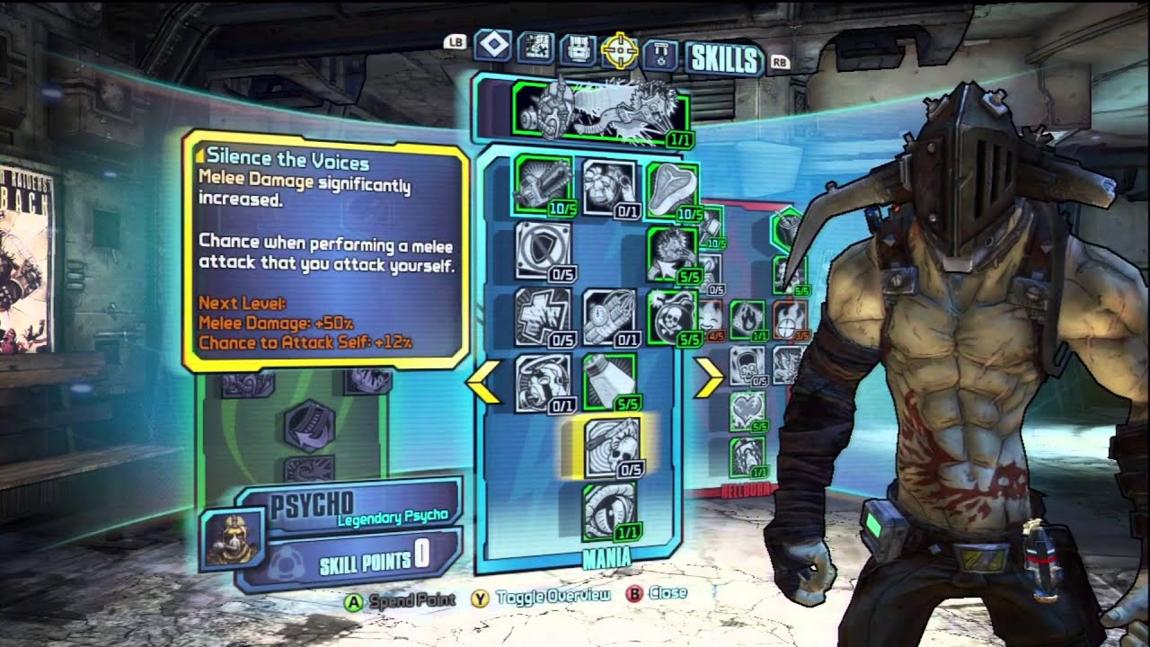 Borderlands 2 - Krieg Build - TeDioRe'S HellBorn AxE (V1) - THROW'N ...