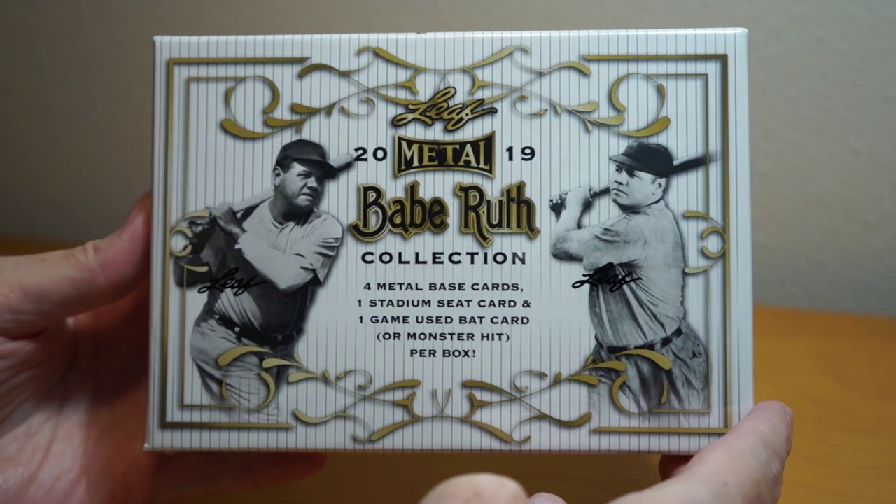 2019 Leaf Metal Babe Ruth Collection - 1 box break! Nice relic and ...