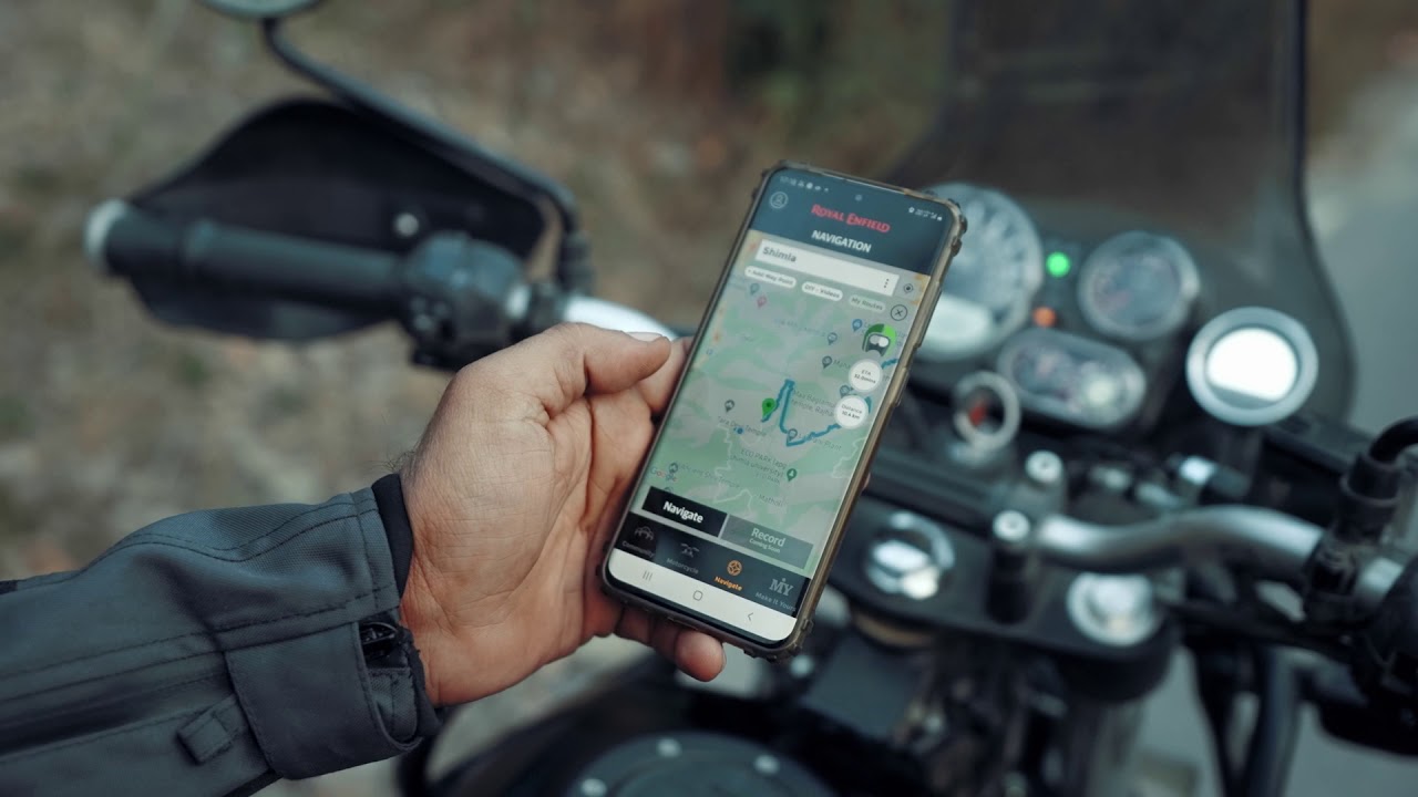 RE Himalayan Tripper Navigation System - YouTube