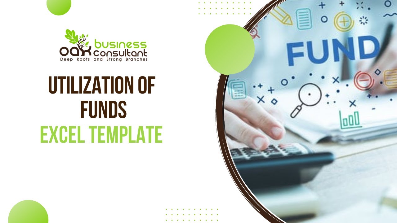 Utilization of Funds Excel Template - YouTube